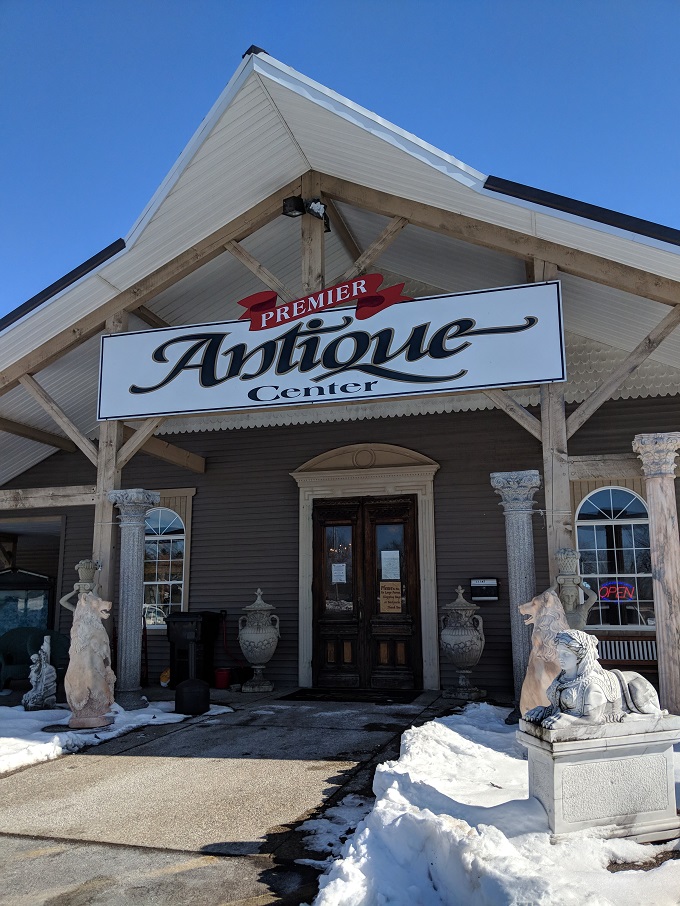 Crystal chandeliers hang like frozen fireworks above a treasure trove of antiques. Indiana Jones would skip the ark and head straight for that writing desk.