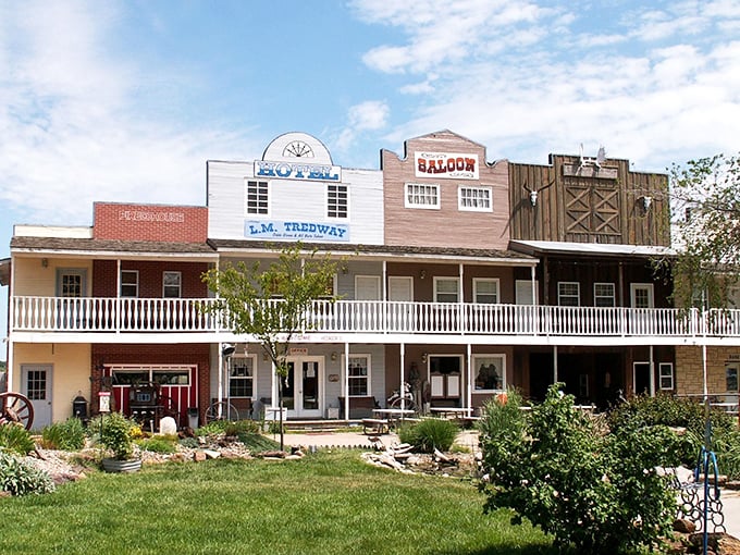 Daytime reveals the full glory of this Western wonderland&mdash;complete with "Hotel," "Saloon," and the promise of adventures beyond the ordinary.