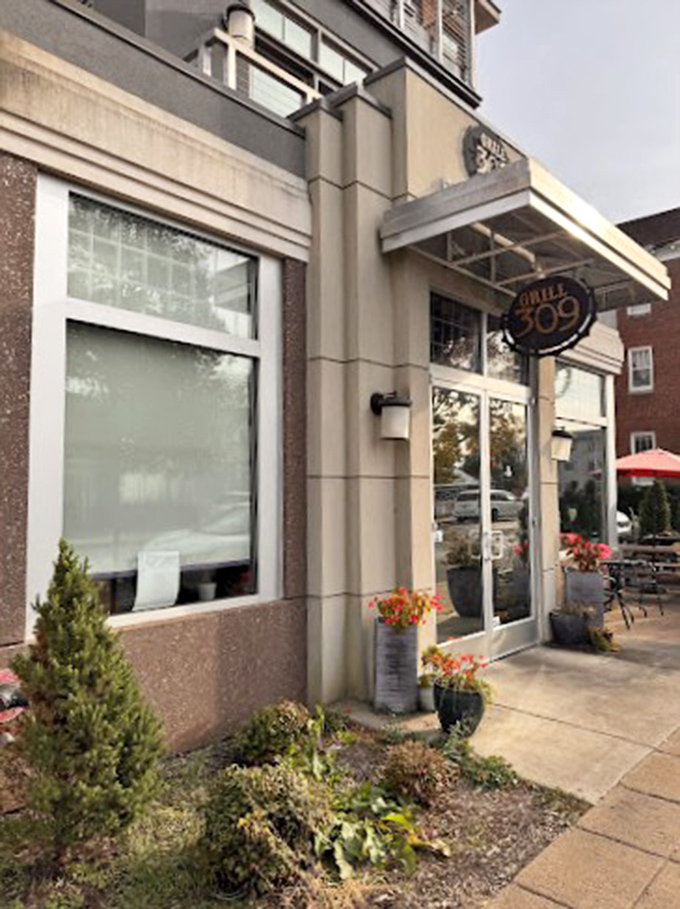 Grill 309's modern exterior belies the soulful cooking inside. Like finding an iPhone in your grandmother's kitchen&mdash;contemporary presentation with timeless flavors.