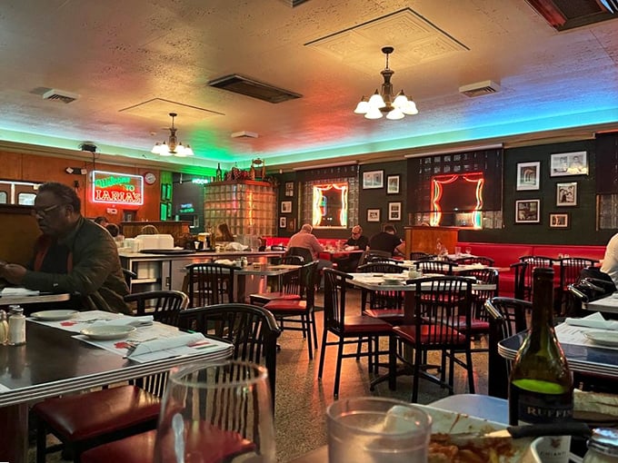 Step inside and you're transported to the Italy of your imagination&mdash;red booths, wood paneling, and the distinct feeling that Frank Sinatra could walk in any minute.