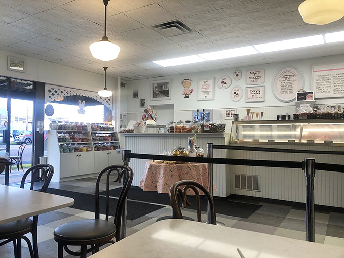 Step inside and time travel to an era when ice cream parlors were community gathering spots. That checkerboard floor has witnessed countless first dates and family celebrations.