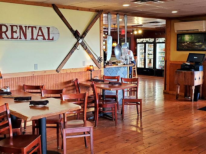 Warm wooden floors and cozy tables create the perfect setting for food that makes you want to hug the chef afterward. 
