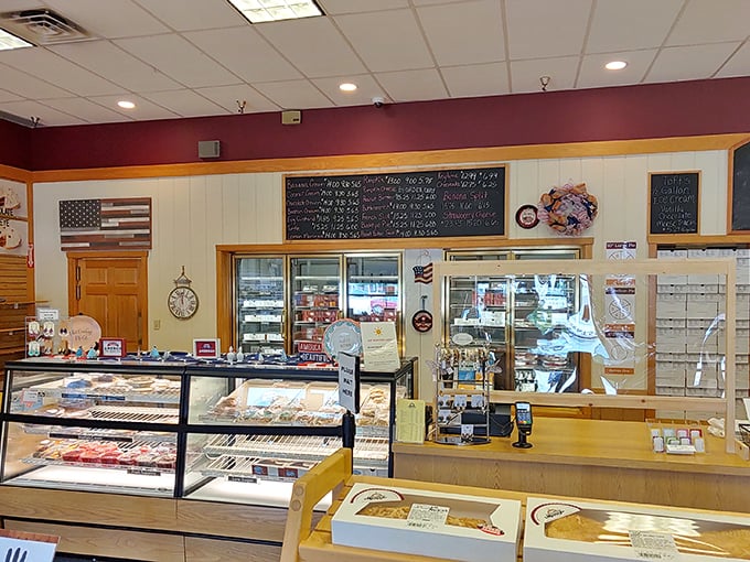 Step inside and forget your diet plans. The display cases at Mama Jo's are like museum exhibits, except you're encouraged to eat the masterpieces.
