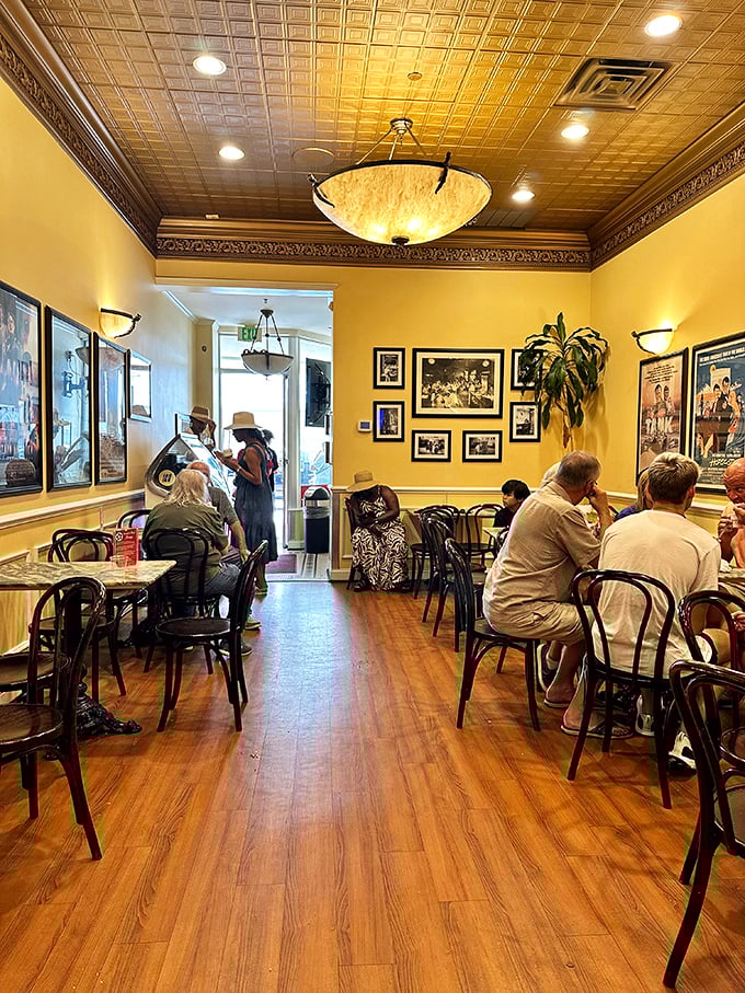 Time travel is possible, and all it costs is the price of ice cream. Leopold's vintage interior whisks you back to an era when conversations weren't interrupted by notifications.