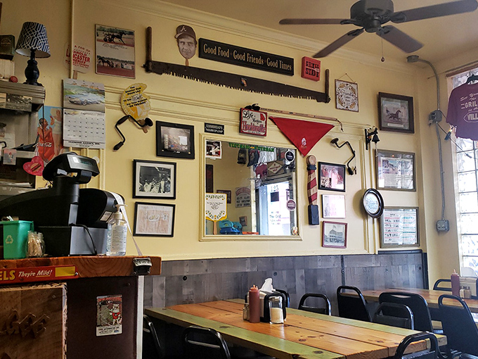Time stands still inside these walls, where every framed photo and memento tells a story of Hawkinsville's past while you create your own delicious memories.