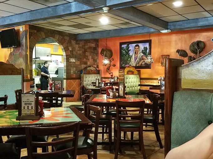 Step inside and the warm terracotta walls, traditional artwork, and cozy booths transport you straight to Mexico. It's like a vacation without the TSA pat-down.