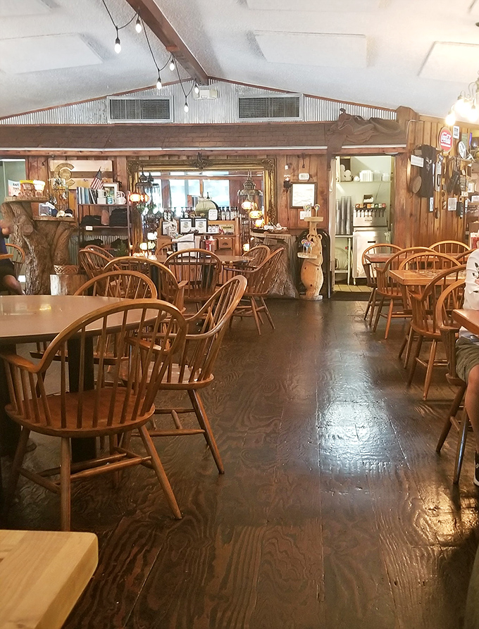 Step inside and time-travel to an era when miners swapped tales over hearty meals. These Windsor chairs have heard some stories.