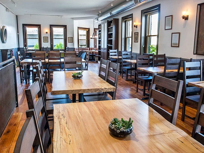 The elegant private dining area combines old-world charm with modern sensibility—like your sophisticated aunt who still knows how to have fun.