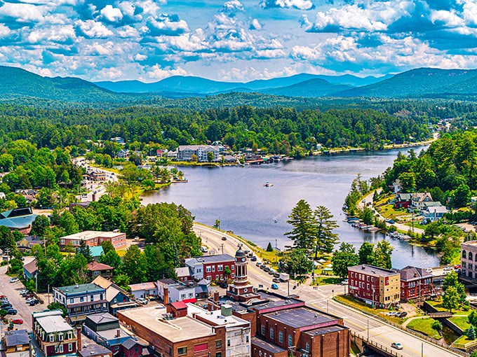 Mother Nature showing off her best work&mdash;where mountains, forests, and water come together like a Bob Ross painting come to life.