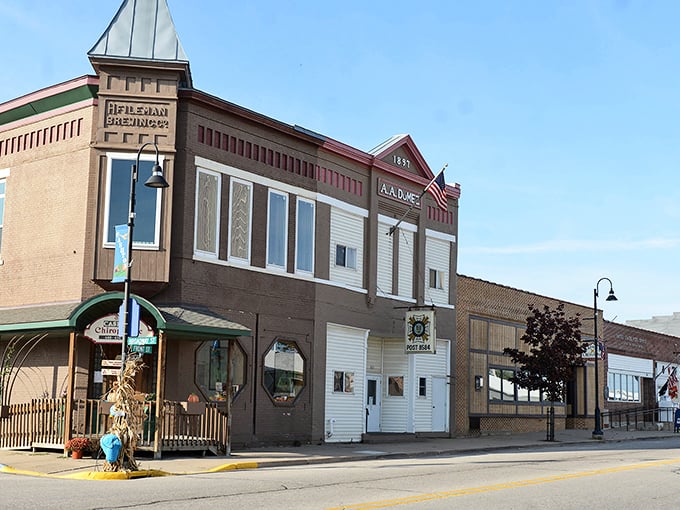 Cashton's welcome sign proudly announces "A Future Rich in Tradition" – perhaps the most honest municipal slogan I've ever encountered.