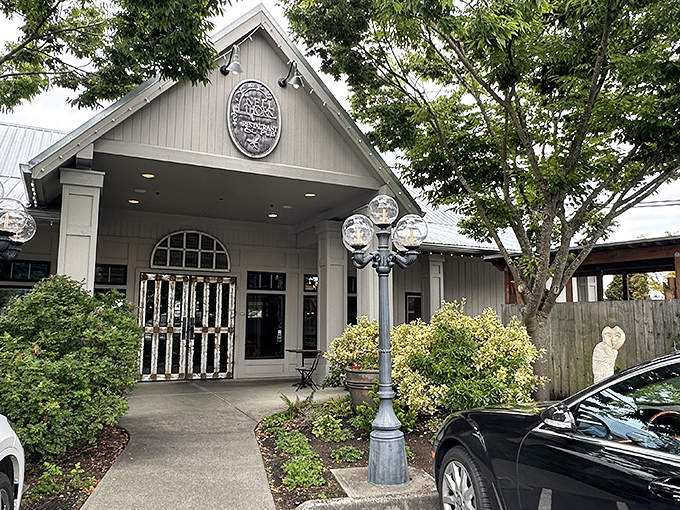 Nell Thorn's elegant entrance promises farm-to-table excellence that would make even the most jaded food critic weep with joy.