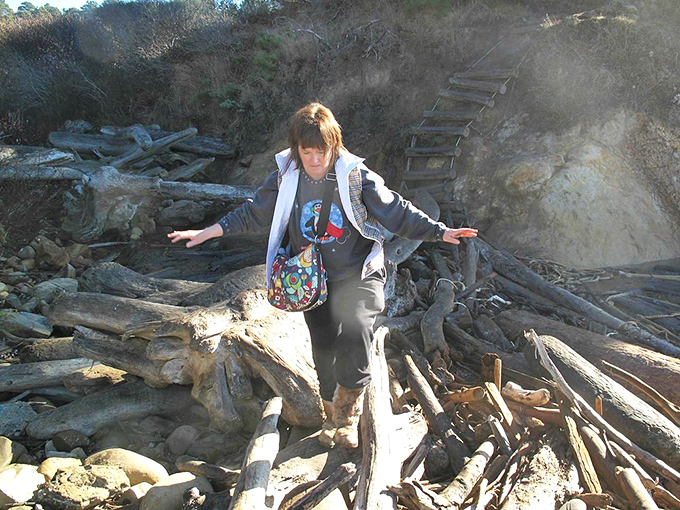 The path less traveled often requires a bit of balance. This coastal adventure proves that the best views aren't always found on perfectly paved walkways.