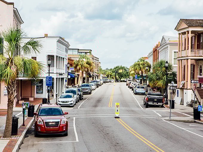 Beaufort's downtown feels like a movie set where the extras are replaced with real people living their best Southern lives.