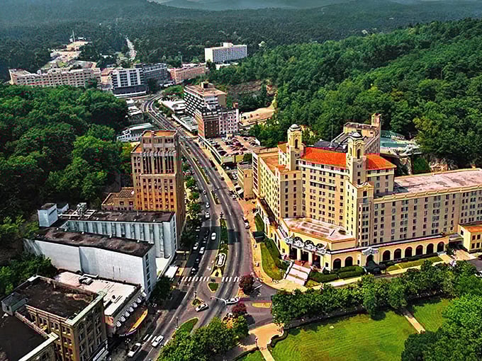 Hot Springs unfolds like a European spa town nestled in the Ouachita Mountains—proof that affordable living doesn't mean sacrificing breathtaking views.