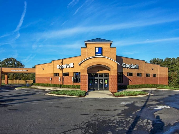Blue skies and big possibilities await at this Goodwill location, where your shopping adventure begins the moment you step through those doors. 
