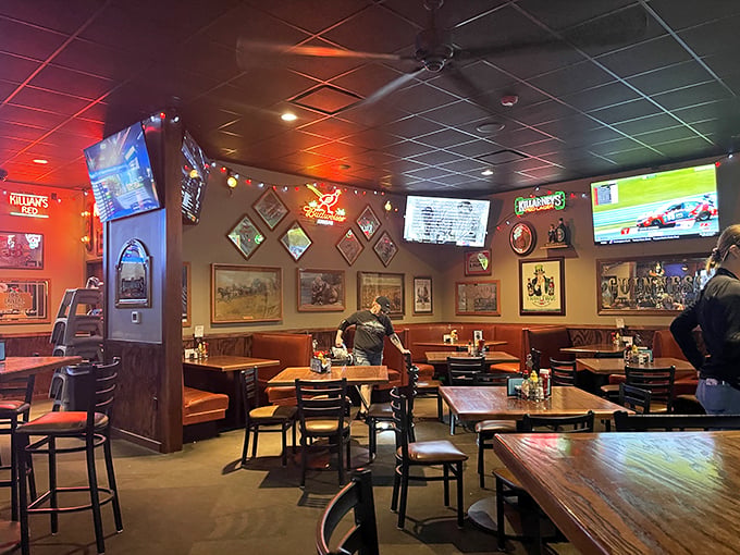 Step inside and you're transported to a place where time slows down, TVs stay on sports, and conversations flow as freely as the drinks.