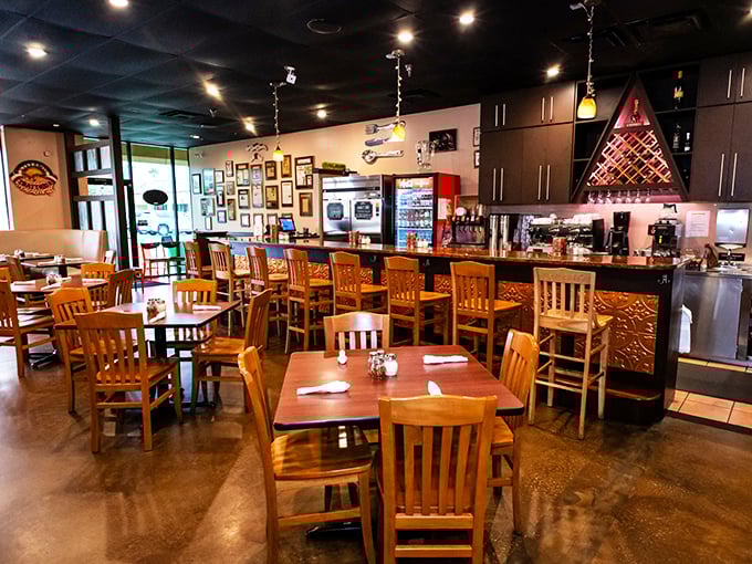 Wooden chairs, warm lighting, and walls adorned with memories &ndash; this isn't just a restaurant, it's someone's passion project brought to life.