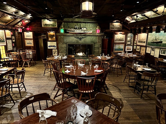 Time travel isn't science fiction at The Gris&mdash;it's dinner service. Ship models hang from ancient beams while maritime paintings watch over diners enjoying centuries of tradition.