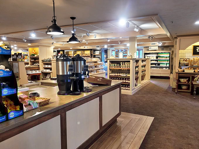 Inside the bakery shop, temptation lurks in every corner. Like a treasure hunt where everyone wins, and the prize is delicious nostalgia.