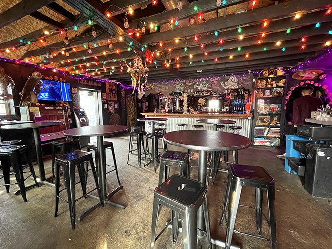 Christmas in July? Nope, just Tuesday at The Odd, where twinkling lights and eclectic d&eacute;cor create a perpetual celebration vibe.