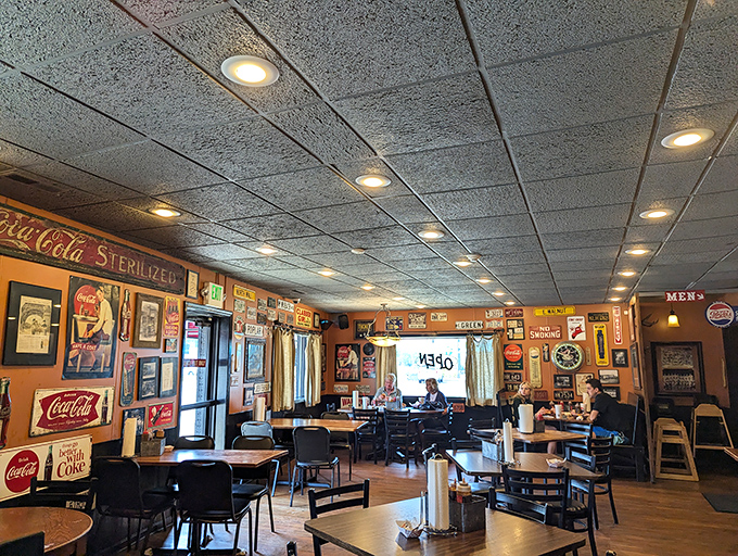 Step inside to a shrine of Americana where every Coca-Cola sign and vintage poster isn't decoration &ndash; it's a silent witness to countless barbecue epiphanies.