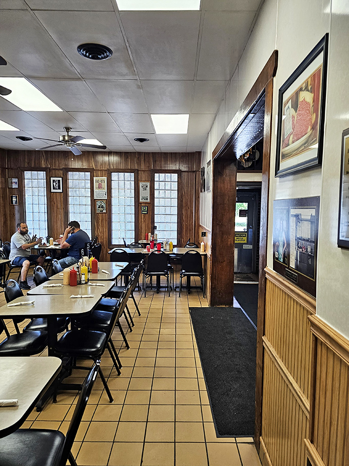 No-frills wood paneling and simple tables tell you everything you need to know: at Slyman's, the food is the star of this show.