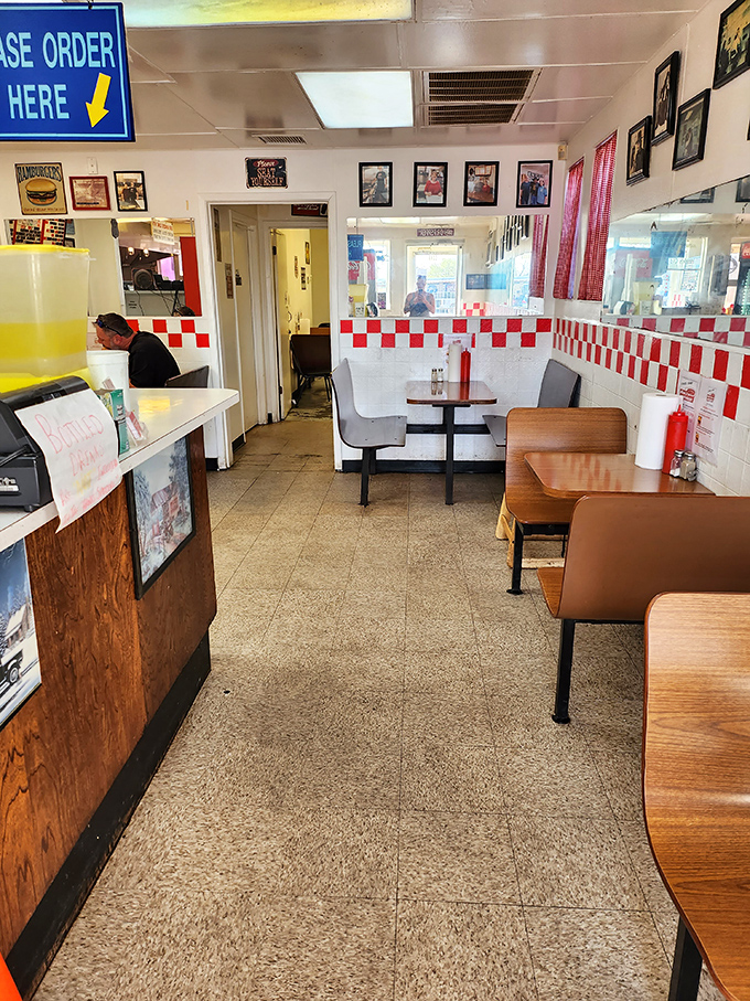 Step into a time machine where red and white checkerboard tiles aren't retro&mdash;they're original. This isn't manufactured nostalgia; it's the real deal.