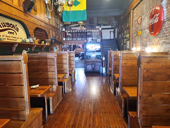 Wooden booths, exposed brick, and nautical charm &ndash; stepping into Clawson's feels like walking into a maritime story where delicious food is the happy ending.