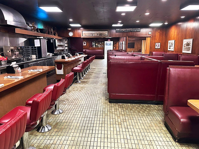 Where time stands deliciously still. These red leather booths have hosted more memorable meals and conversations than most therapists' couches.