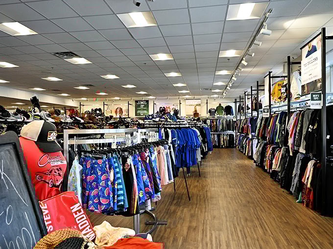 Racks upon racks of possibility stretch before you&mdash;this isn't shopping, it's a treasure hunt with better lighting than Indiana Jones ever had. 