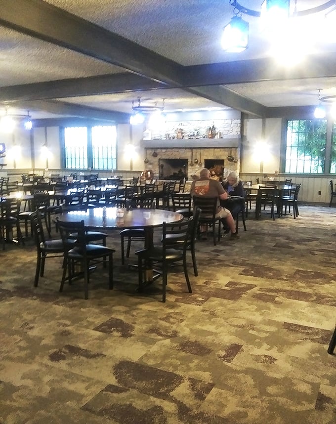 Where flannel-clad philosophers and Sunday-best families break bread together. The stone fireplace isn't just for show&mdash;it's warming generations of stories.