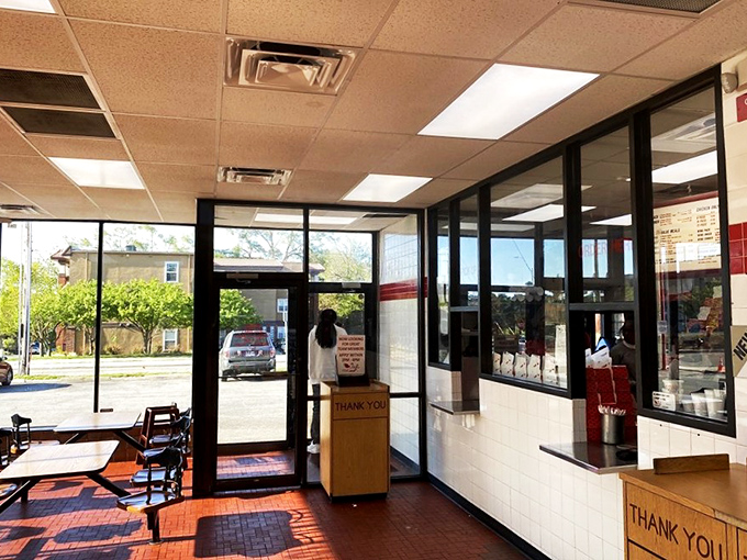 Simple interiors mean they're spending their energy on what matters. This no-frills dining space is where Kansas City chicken dreams come true.