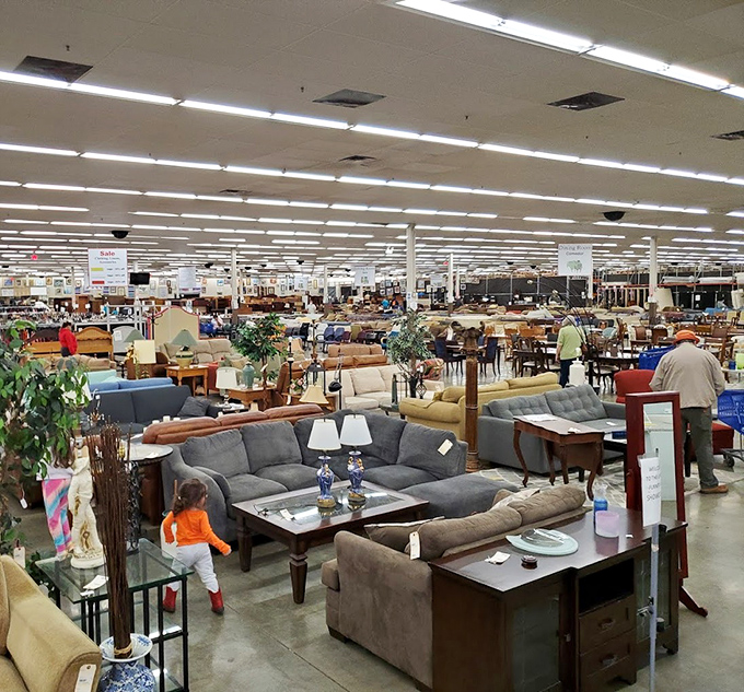 Step inside and prepare for sensory overload&mdash;acres of furniture stretch before you like a decorator's playground where one person's castoffs become another's conversation piece.