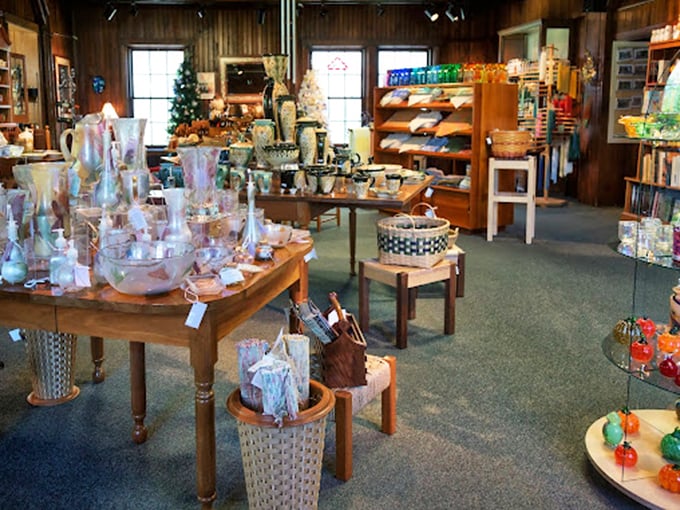 Treasures await at every turn in this wood-paneled wonderland, where handcrafted items tell stories of Kentucky's rich artistic traditions.