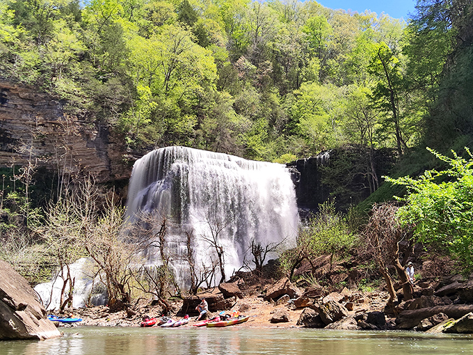 Nature's ultimate shower scene &ndash; Burgess Falls cascades with such drama that Alfred Hitchcock would approve.