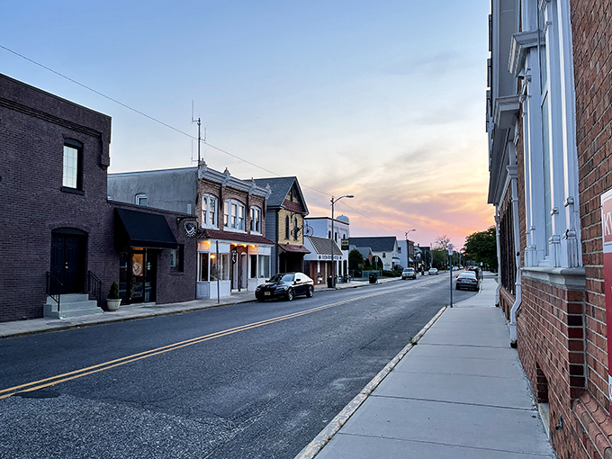Cape May Court House's historic district at sunset&mdash;where the buildings are old but the savings are refreshingly new!