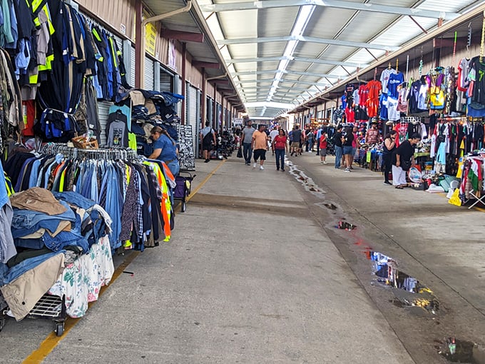 Walking these aisles feels like a journey through Mexico without needing a passport. So many colors!