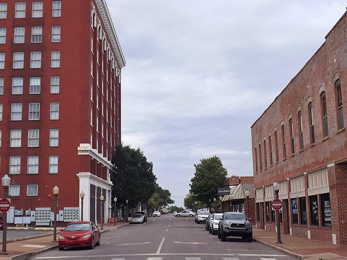 Muskogee's historic downtown feels like stepping into a Norman Rockwell painting where the cost of living is still stuck in 1975.
