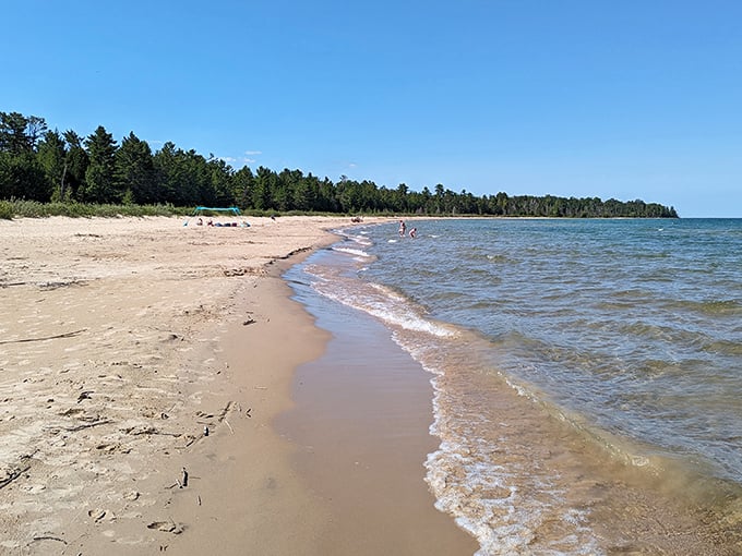 Mother Nature's best-kept secret! Negwegon's pristine shoreline offers the Caribbean experience without the passport or sunburn prices.