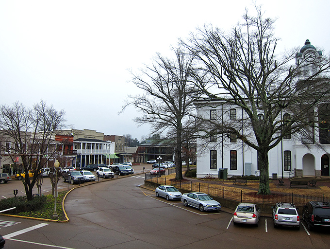 Oxford's historic square feels like stepping into a literary dream. Faulkner would approve of these brick-lined streets. 
