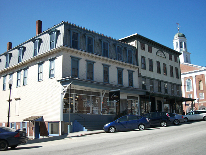 Peterborough's historic buildings stand shoulder-to-shoulder, like old friends catching up on Main Street gossip.