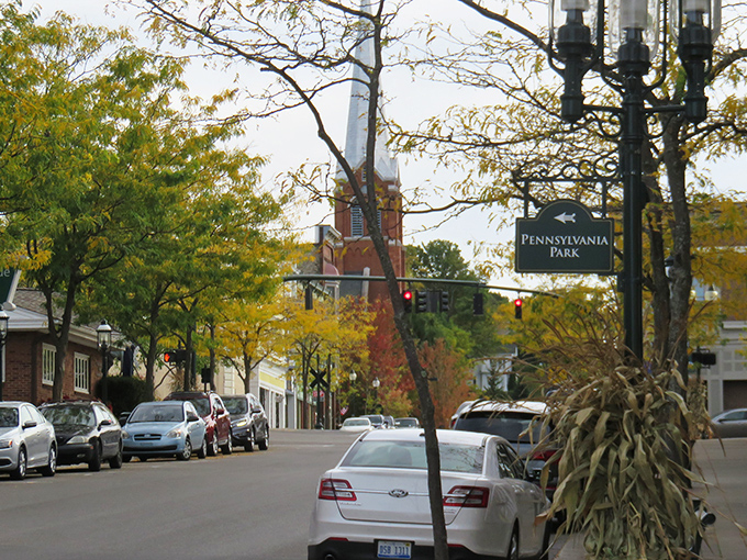 Petoskey's historic gaslight district welcomes visitors with its charming brick facades. Norman Rockwell couldn't have painted a more perfect small-town scene.