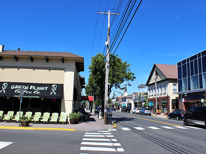 Point Pleasant: Main Street charm meets coastal living. The kind of place where shopkeepers remember your name and coffee order.