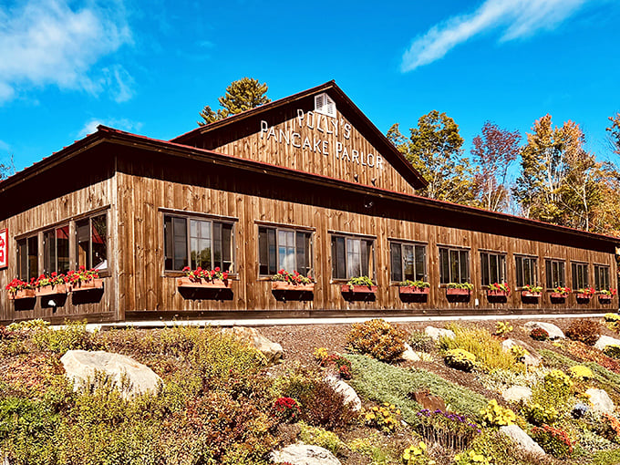 Polly's Pancake Parlor isn't just a restaurant&mdash;it's a rustic maple cathedral nestled in the White Mountains.