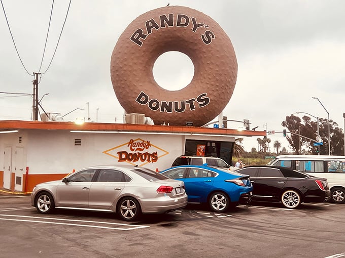 The donut that launched a thousand Instagram posts. Randy's iconic rooftop sculpture isn't just roadside kitsch—it's California's tastiest landmark.