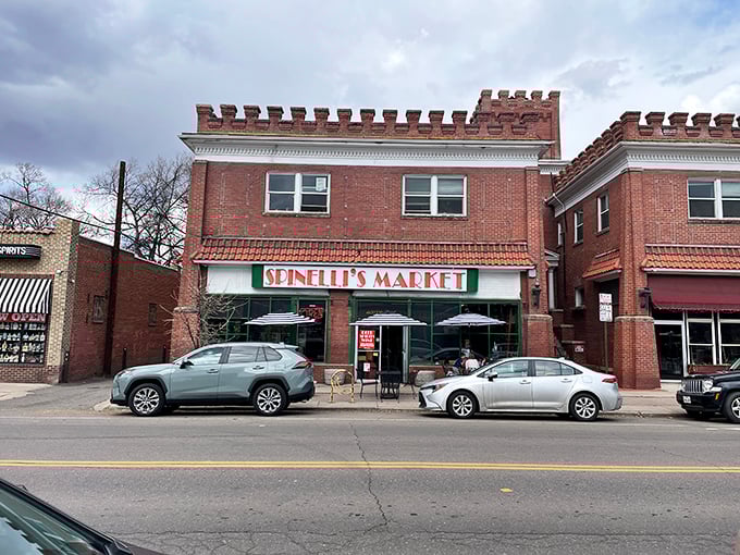 Spinelli's Market's castle-like architecture houses sandwich royalty. The fortress of flavor that launched a thousand lunch breaks.