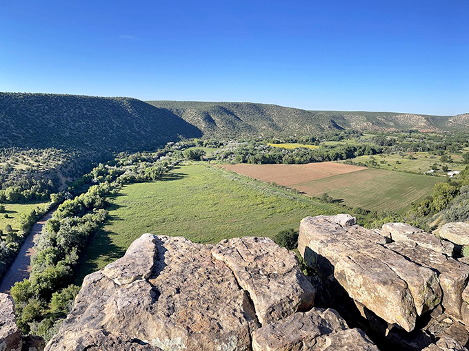 Valley views that'll make your jaw drop faster than your phone signal in these remote canyons.