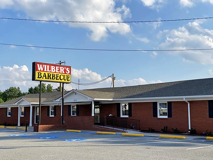 Wilber's classic red brick exterior says what you need to know&mdash;this place has been perfecting pork for longer than most of us have been alive.