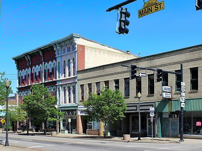 Zanesville's colorful Main Street feels like stepping into a Norman Rockwell painting—one where the cost of living won't paint you into a corner.