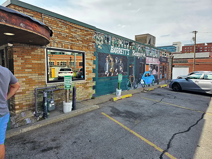 That mural might catch your eye, but it's what's happening inside Barrett's kitchen that will capture your heart and stomach.
